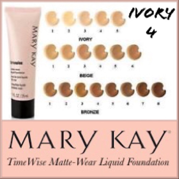Mary Kay | Makeup | Mk Timewise Mattewear Liquid Foundation Ivory 4 ...